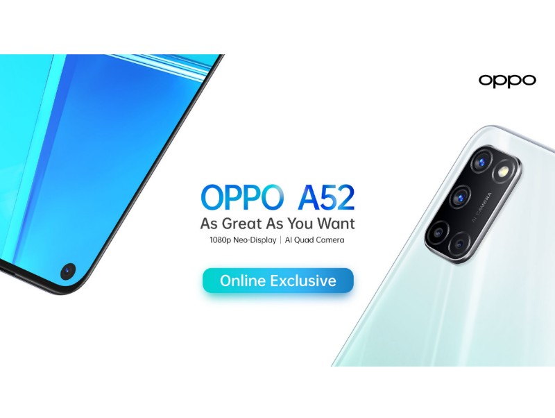 Oppo A52 meluncur seharga Rp2.999.000