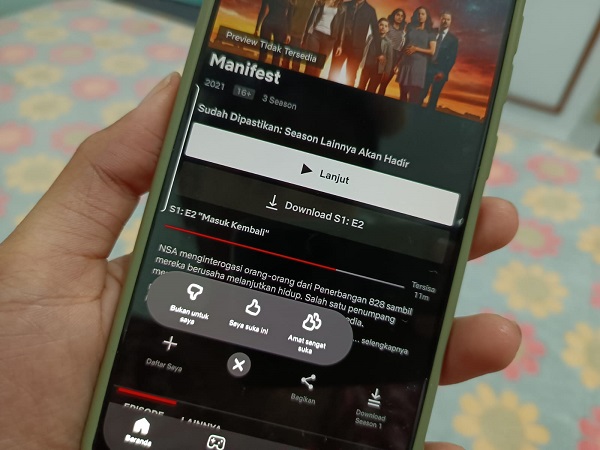 Netflix luncurkan tombol baru untuk film yang sangat disukai