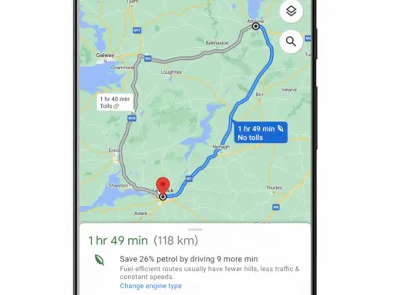 Google Maps luncurkan fitur navigasi eco-friendly ke Eropa