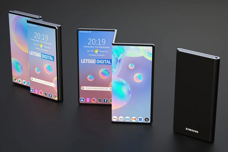 Ponsel lipat tiga Samsung tidak hadir tahun ini Ponsel lipat tiga Samsung tidak hadir tahun ini