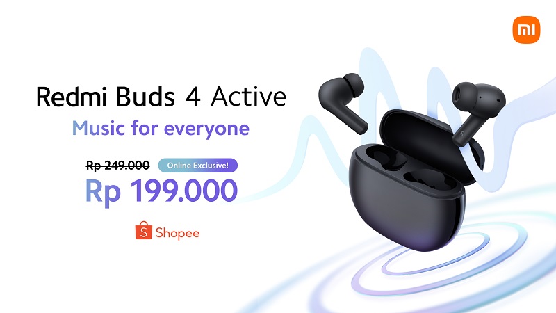 Xiaomi luncurkan TWS Redmi Buds 4 Active untuk olahraga