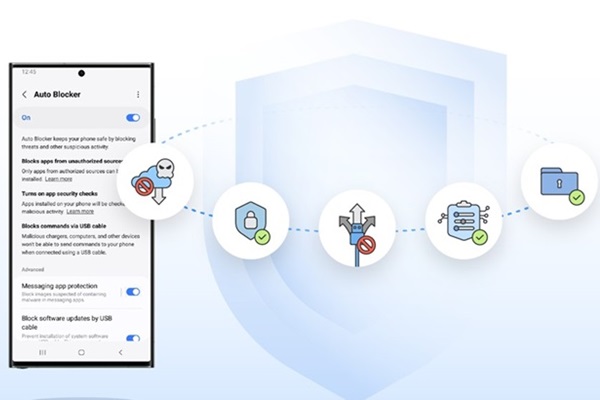 Samsung kenalkan alat keamanan baru Auto Blocker di One UI 6